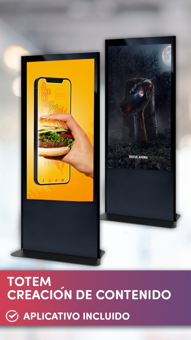 Venta de Totem Touch Interactivo Chile - Touch Data - Chile